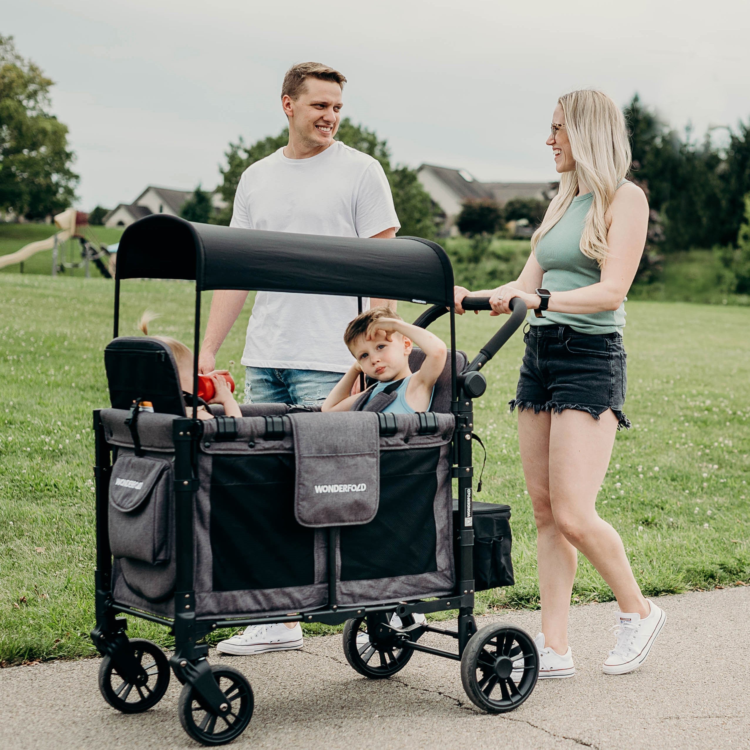W2 Elite Cochecito Doble Wagon (2 Plazas) | WonderFold – WonderFold-EU